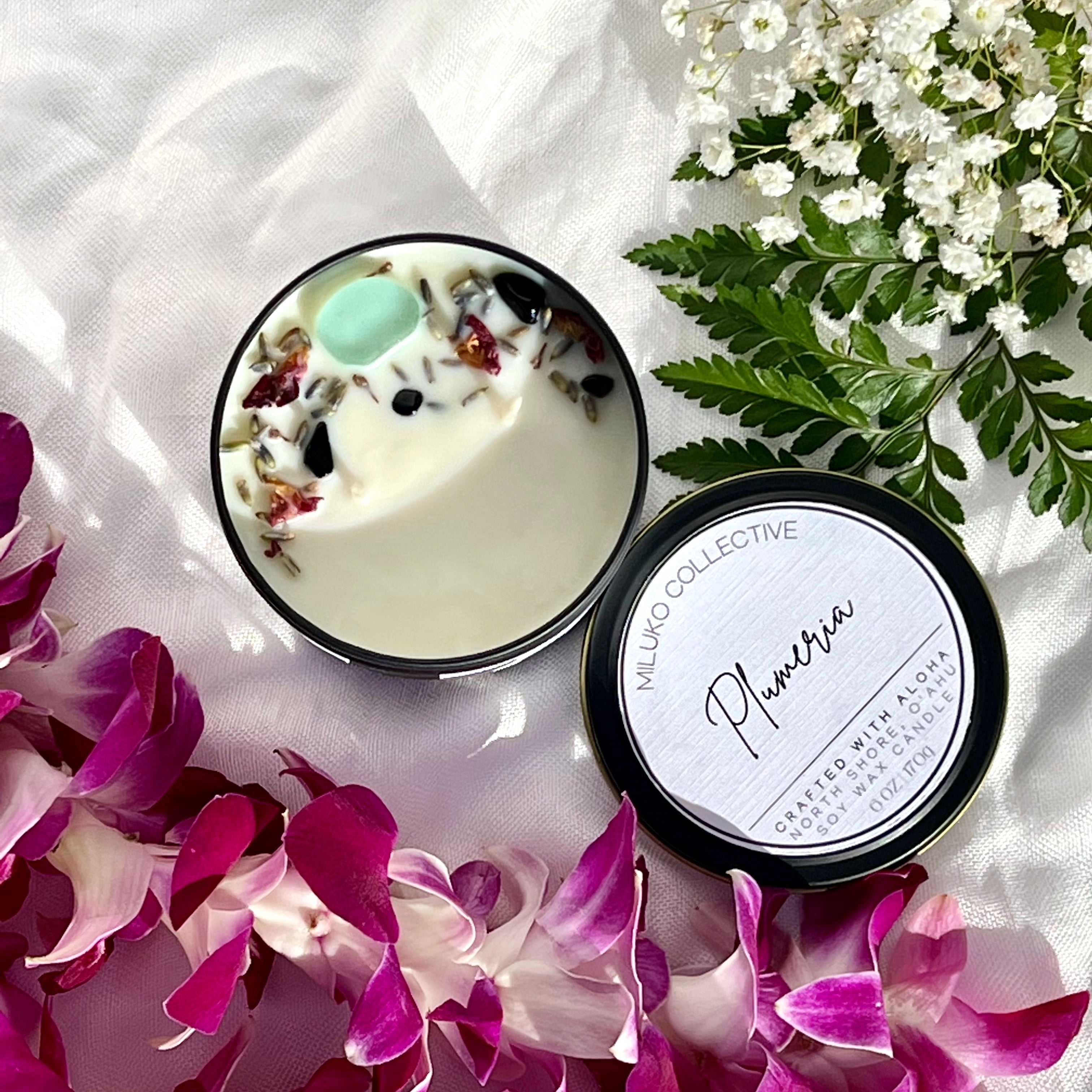 Signature Plumeria 6 oz Tin – Miluko Collective